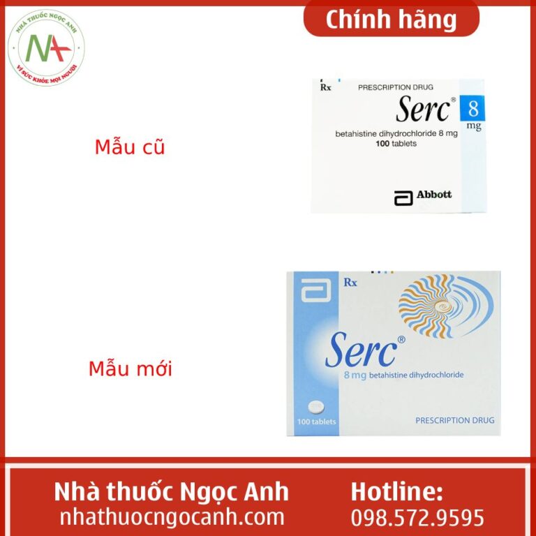 Thuốc Serc 8mg Abbott là thuốc gì, mua ở đâu, giá bao nhiêu?