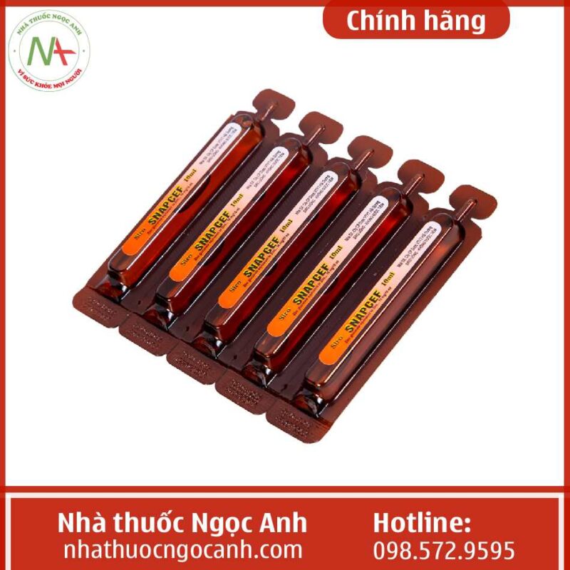 Thuốc Siro Snapcef 10ml có tác dụng gì, mua ở đâu, giá bao nhiêu