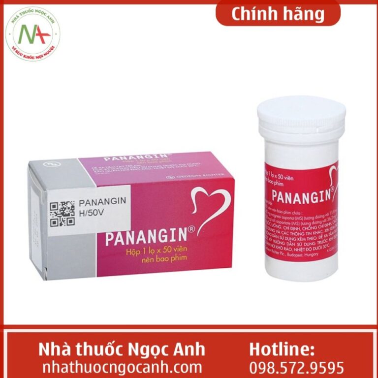 Thuốc Panangin lọ 50 viên có tác dụng gì, giá bao nhiêu, mua ở đâu