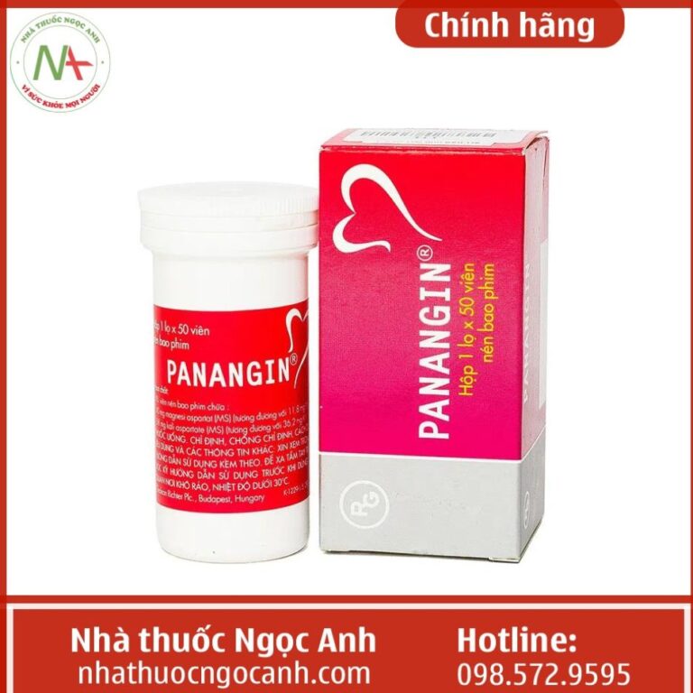 Thuốc Panangin lọ 50 viên có tác dụng gì, giá bao nhiêu, mua ở đâu