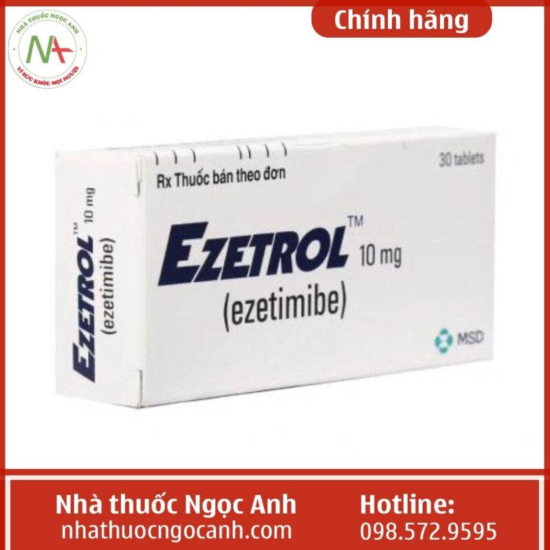 Thuốc Ezetrol 100mg có tác dụng gì, giá bao nhiêu, mua ở đâu?