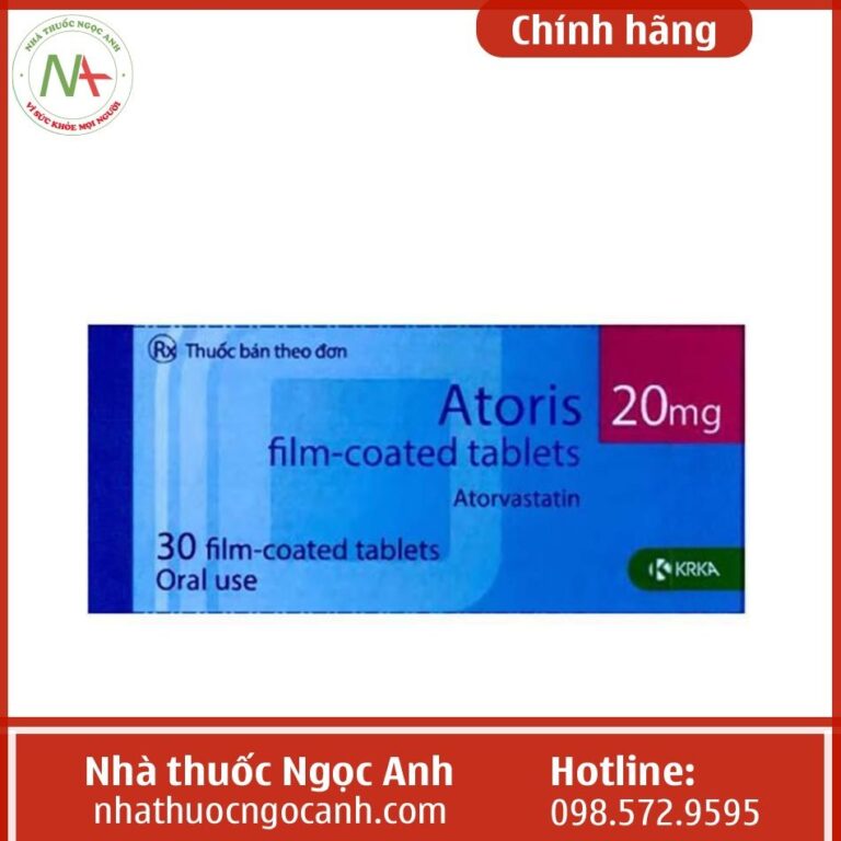 Thuốc Atoris 20mg là thuốc gì, có tác dụng gì, giá bao nhiêu, mua ở đâu