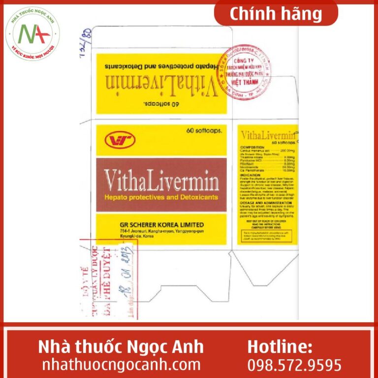 Thuốc Vitha Livermin là thuốc gì, tác dụng gì, giá bao nhiêu, mua ở đâu