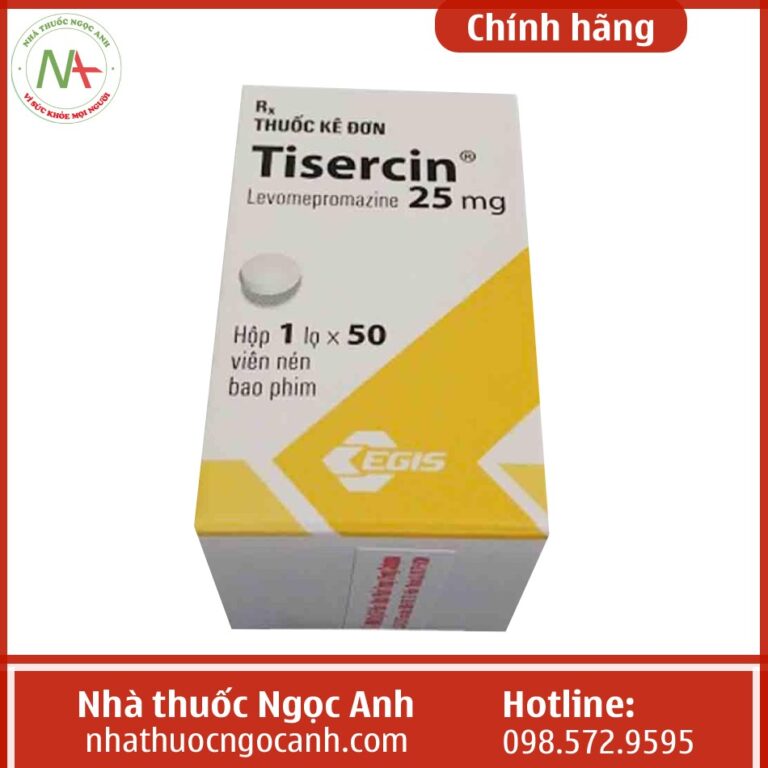 Thuốc Tisercin 25mg là thuốc gì, có tác dụng gì, mua ở đâu, giá bao nhiêu?