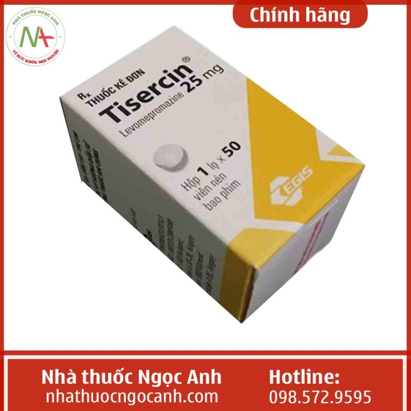 Thuốc Tisercin 25mg là thuốc gì, có tác dụng gì, mua ở đâu, giá bao nhiêu?