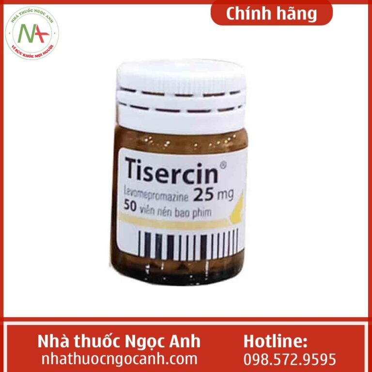 Thuốc Tisercin 25mg là thuốc gì, có tác dụng gì, mua ở đâu, giá bao nhiêu?
