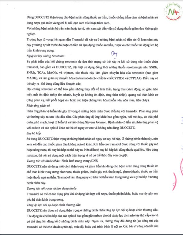 Thuốc Duocetz là thuốc gì, tác dụng gì, mua ở đâu, giá bao nhiêu?