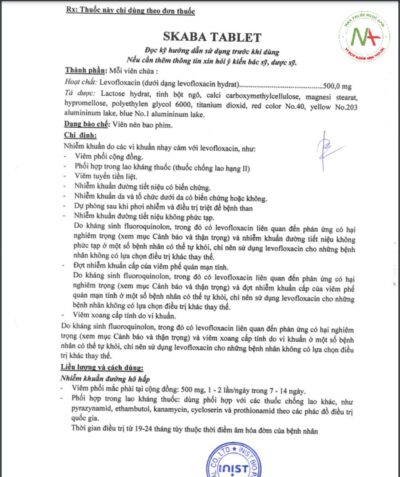 Thuốc Skaba Tablet có tác dụng gì, mua ở đâu, giá bao nhiêu?