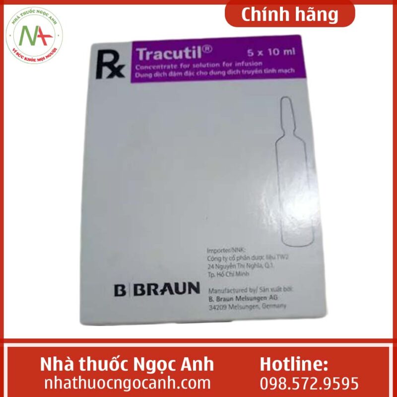 Thuốc Tracutil 10ml có tác dụng gì? Giá bao nhiêu? Mua ở đâu?