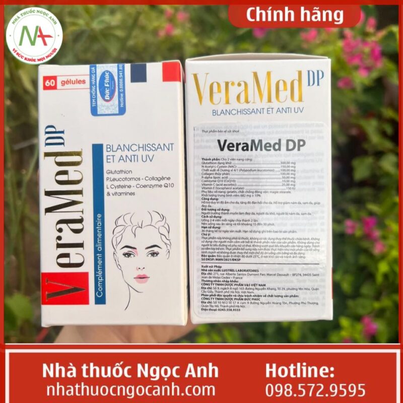 Thuốc VeraMed DP có tác dụng gì, giá bao nhiêu, mua ở đâu?