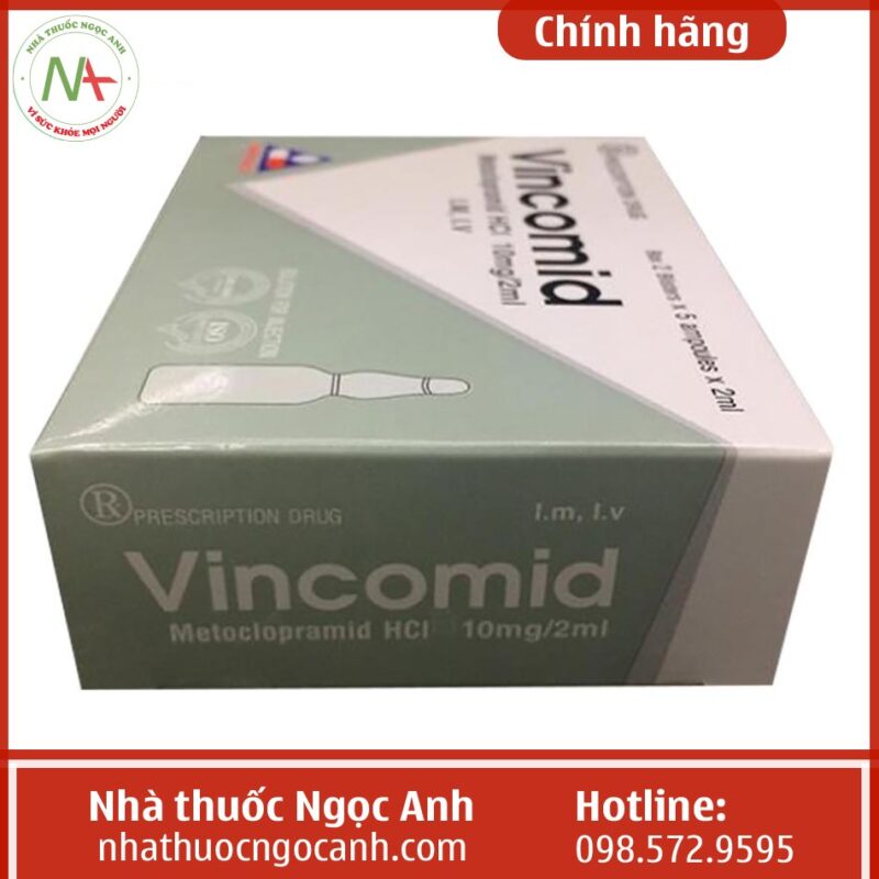 Thuốc tiêm bắp Vincomid 10mg/2ml chống chỉ định, giá bao nhiêu, mua ở đâu?
