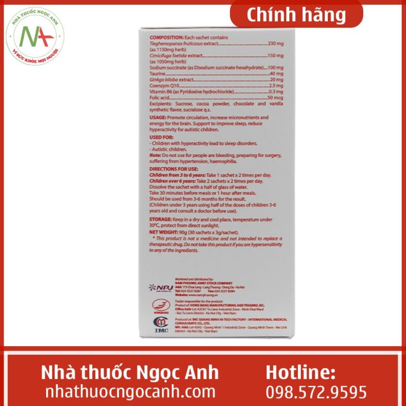 Thuốc Vương Não Khang cách sử dụng, giá bao nhiêu, bán ở đâu?
