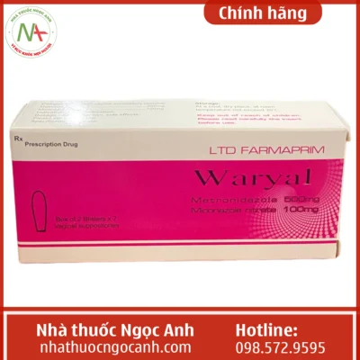 Thuốc đặt âm đạo Waryal mua ở đâu chính hãng? Giá bao nhiêu?