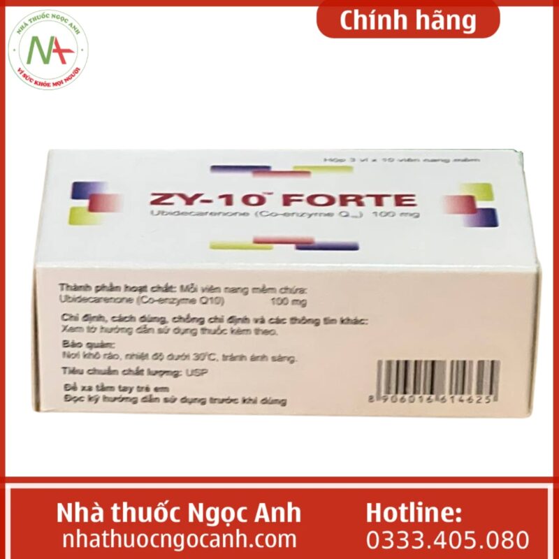 Thuốc Zy-10 Forte có tác dụng gì, mua ở đâu, giá bao nhiêu?