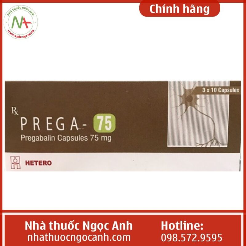 Thuốc Prega 75 Hetero Pregabalin có giá bao nhiêu, mua ở đâu?