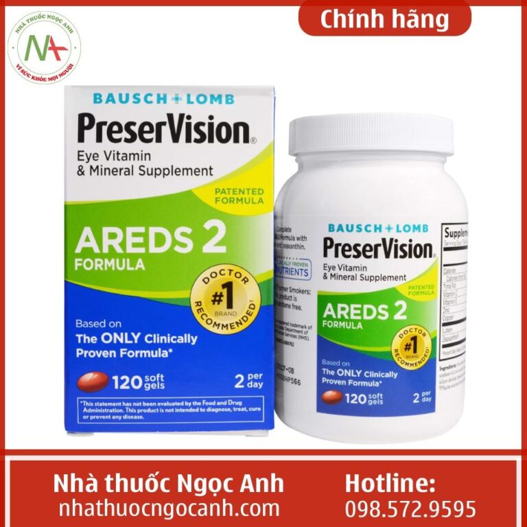 PreserVision Areds 2 Formula là thuốc gì, giá bao nhiêu, mua ở đâu