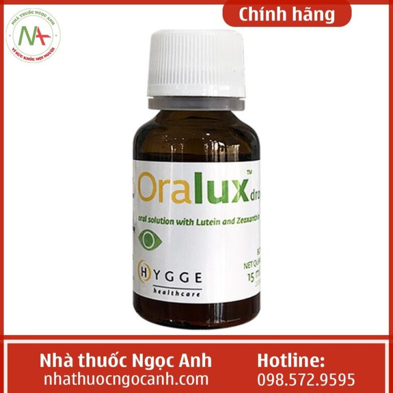 Thuốc Oralux drops là thuốc gì, cách uống, giá bao nhiêu, mua ở đâu