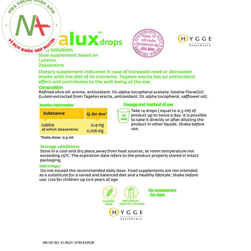 Thuốc Oralux drops là gì, có tác dụng gì, giá bao nhiêu, mua ở đâu