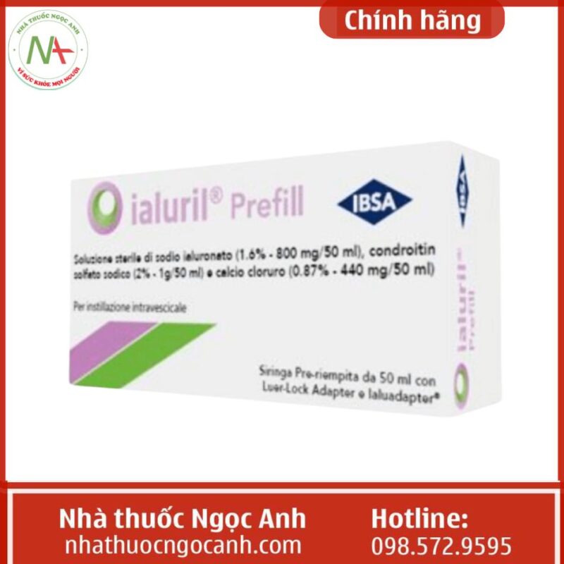 Thuốc Ialuril Prefill 50ml công dụng gì, giá bao nhiêu, mua ở đâu?