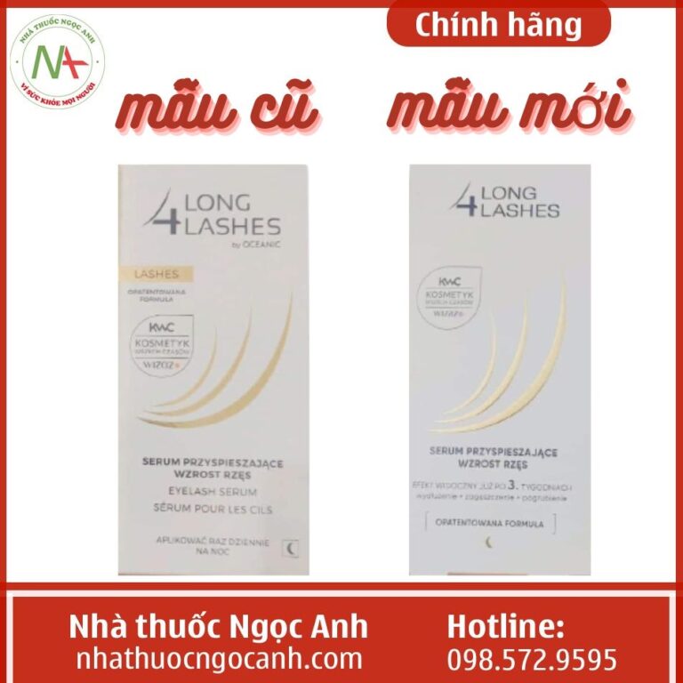 Serum dưỡng mi 4 Long Lashes review, giá bao nhiêu, mua ở đâu