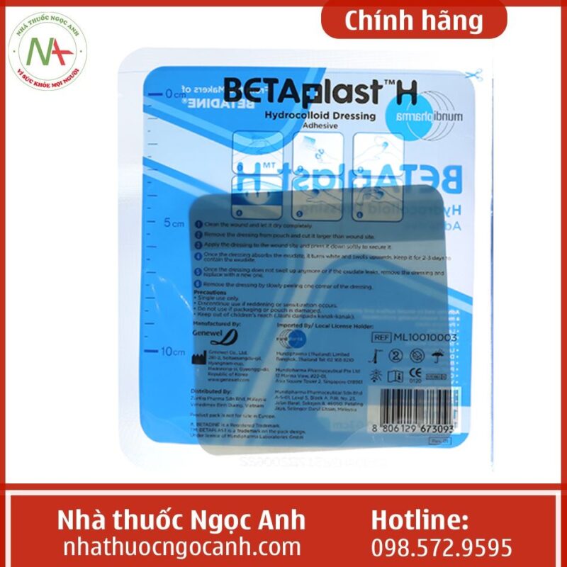Băng dán vết thương Betaplast H có tốt không, giá bao nhiêu, mua ở đâu