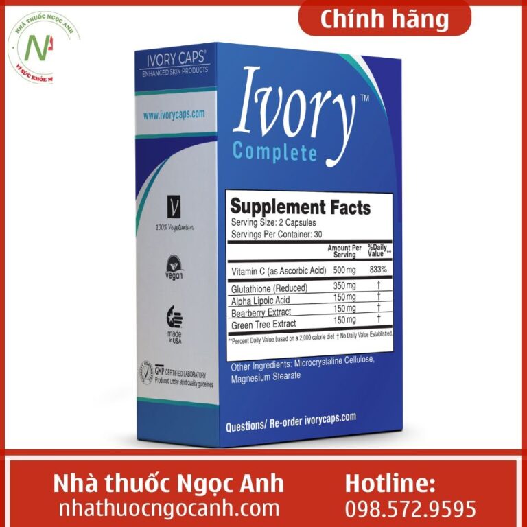 Thuốc Ivory complete là gì, tác dụng gì, giá bao nhiêu, mua ở đâu