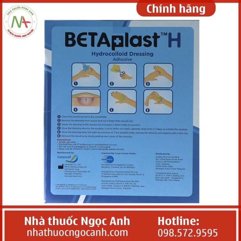 Băng dán vết thương Betaplast H có tốt không, giá bao nhiêu, mua ở đâu