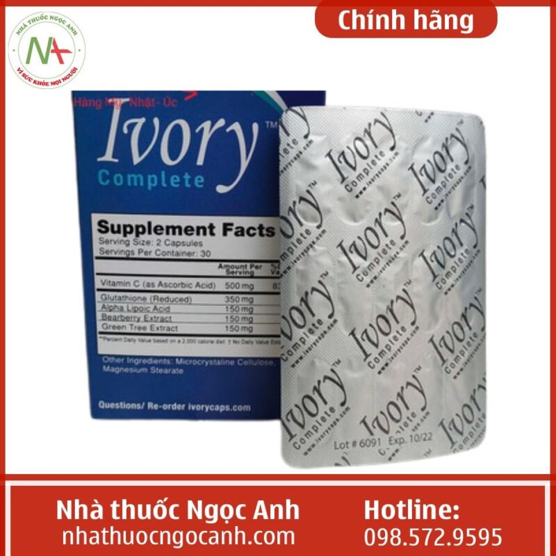 Thuốc Ivory complete là gì, tác dụng gì, giá bao nhiêu, mua ở đâu