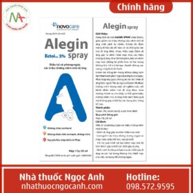 Thuốc xịt mũi Alegin Spray có tác dụng gì, mua ở đâu, giá bao nhiêu