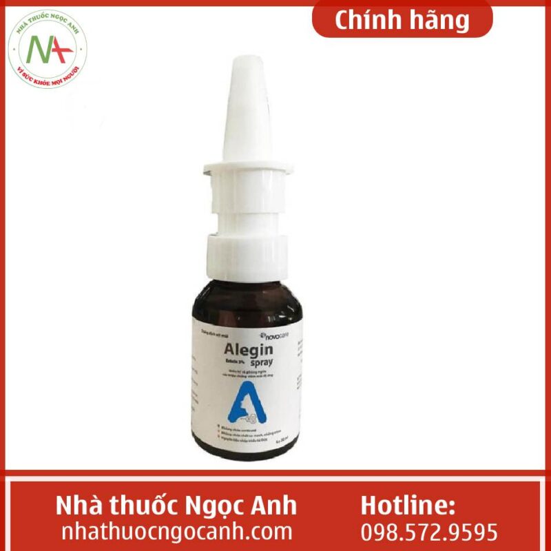 Thuốc xịt mũi Alegin Spray có tác dụng gì, mua ở đâu, giá bao nhiêu