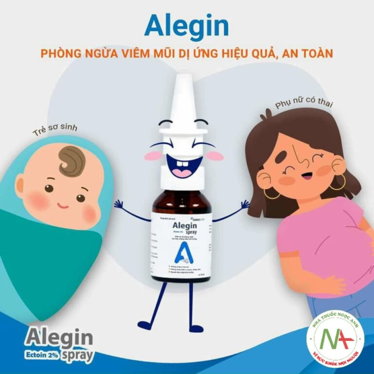 Thuốc xịt mũi Alegin Spray có tác dụng gì, mua ở đâu, giá bao nhiêu