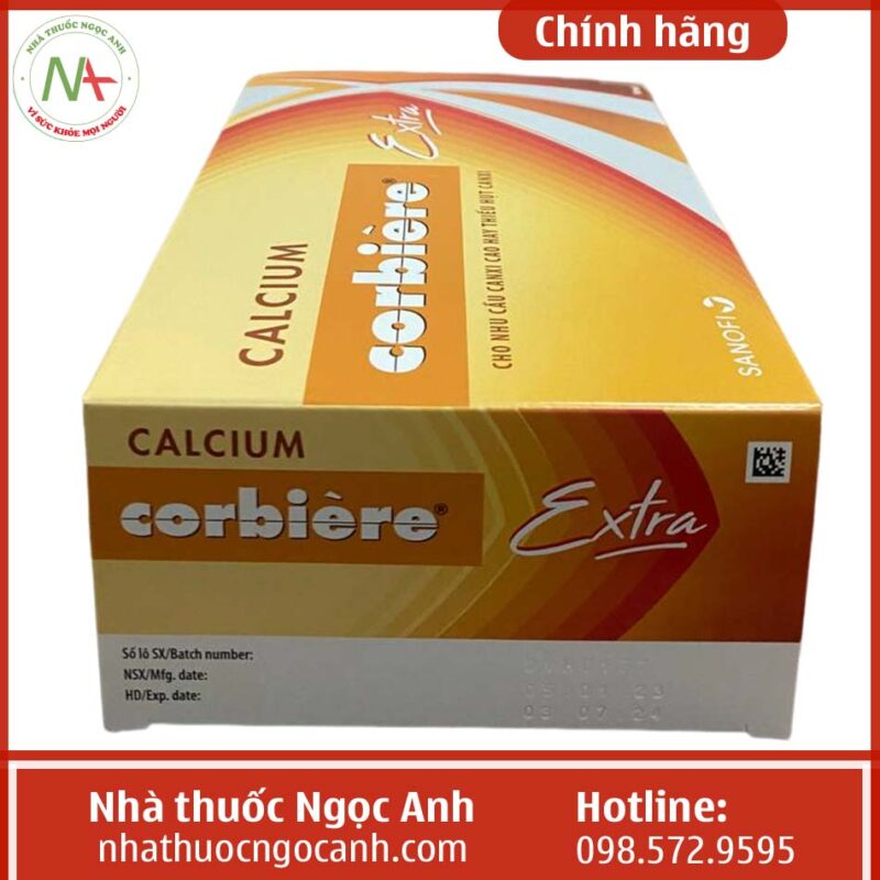 Thuốc Calcium Corbiere Extra 10ml 30 ống giá bao nhiêu, mua ở đâu