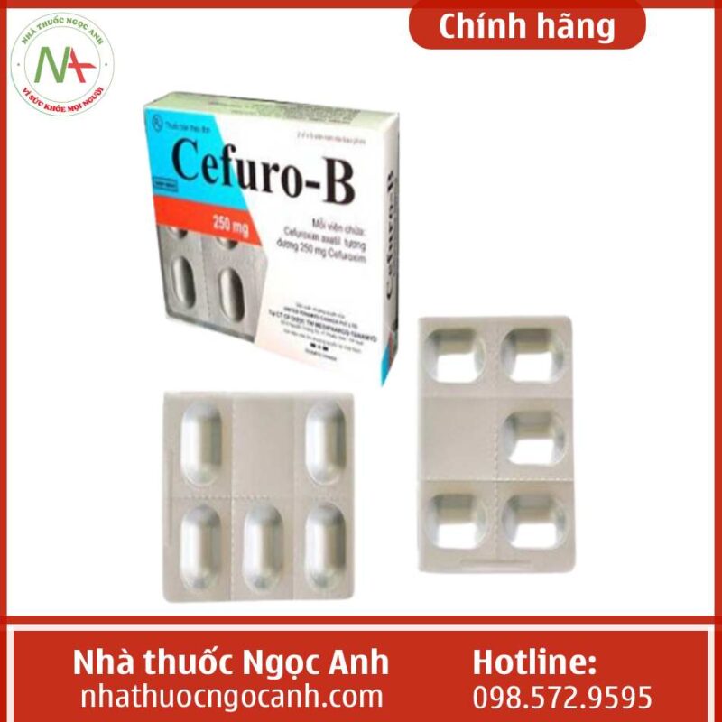 Thuốc Cefuro-B 250 có tác dụng gì, mua ở đâu, giá bao nhiêu?