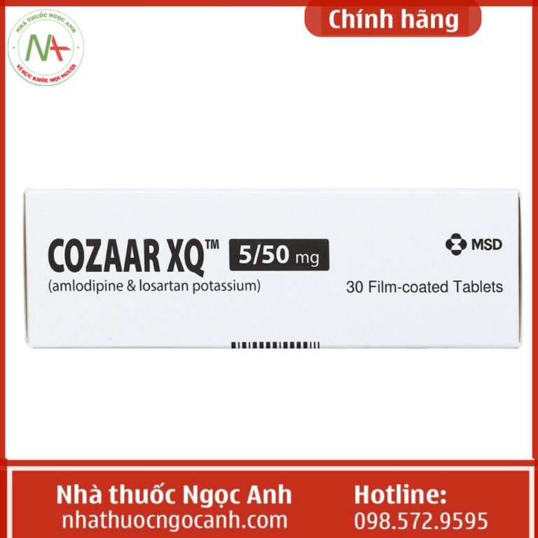 Thuốc Cozaar XQ 5mg/50mg là thuốc gì, mua ở đâu, giá bao nhiêu