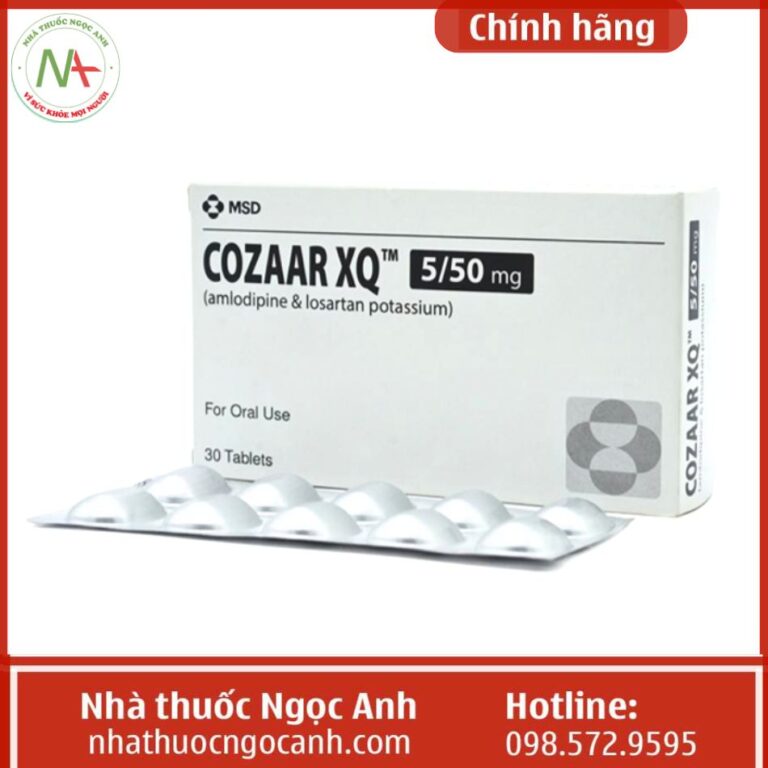 Thuốc Cozaar XQ 5mg/50mg là thuốc gì, mua ở đâu, giá bao nhiêu