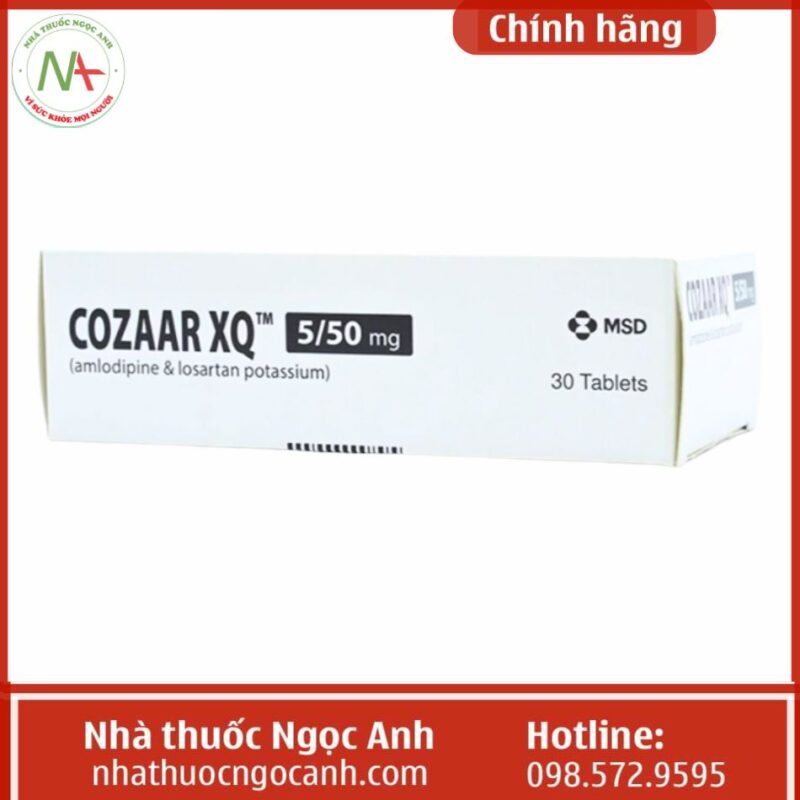 Thuốc Cozaar XQ 5mg/50mg là thuốc gì, mua ở đâu, giá bao nhiêu