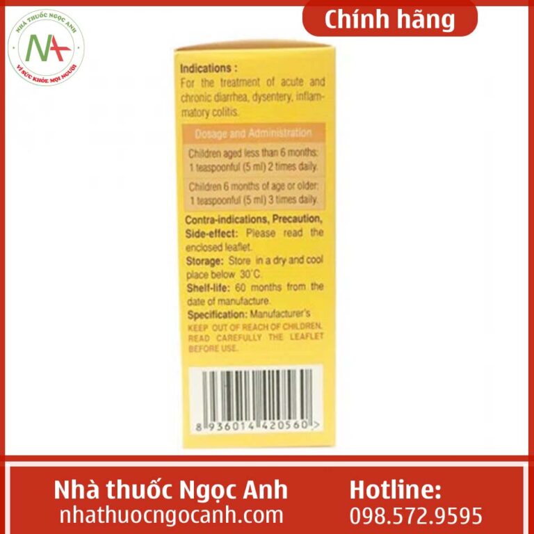 Thuốc Debby 30ml có phải kháng sinh không, giá bao nhiêu, mua ở đâu