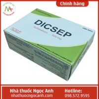 Thuốc Dicsep 500mg có tác dụng gì, giá bao nhiêu, mua ở đâu?