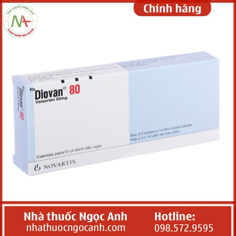 Thuốc Diovan 80mg là thuốc gì, tác dụng gì, giá bao nhiêu, mua ở đâu?