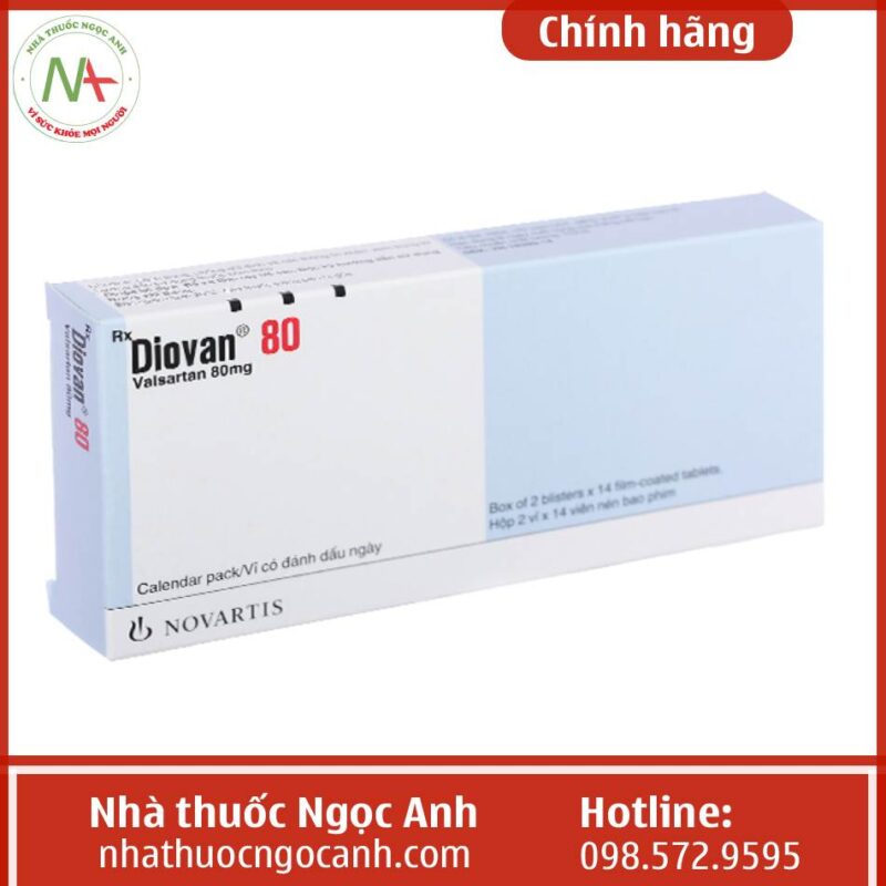 Thuốc Diovan 80mg là thuốc gì, tác dụng gì, giá bao nhiêu, mua ở đâu?