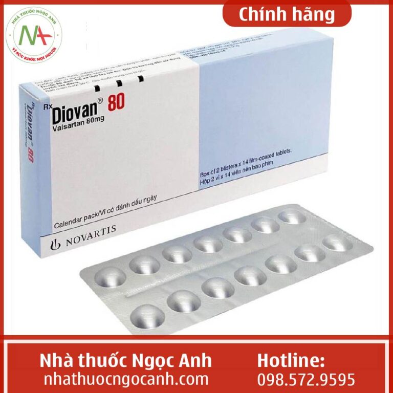 Thuốc Diovan 80mg là thuốc gì, tác dụng gì, giá bao nhiêu, mua ở đâu?