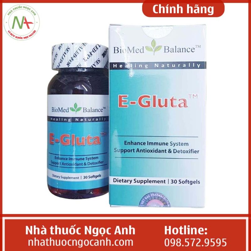 Thuốc E-Gluta 500mg Biomed Balance giá bao nhiêu, mua ở đâu?