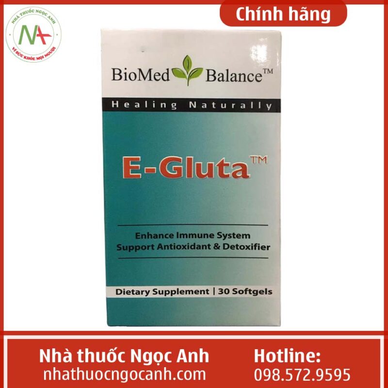 Thuốc E-Gluta 500mg Biomed Balance giá bao nhiêu, mua ở đâu?