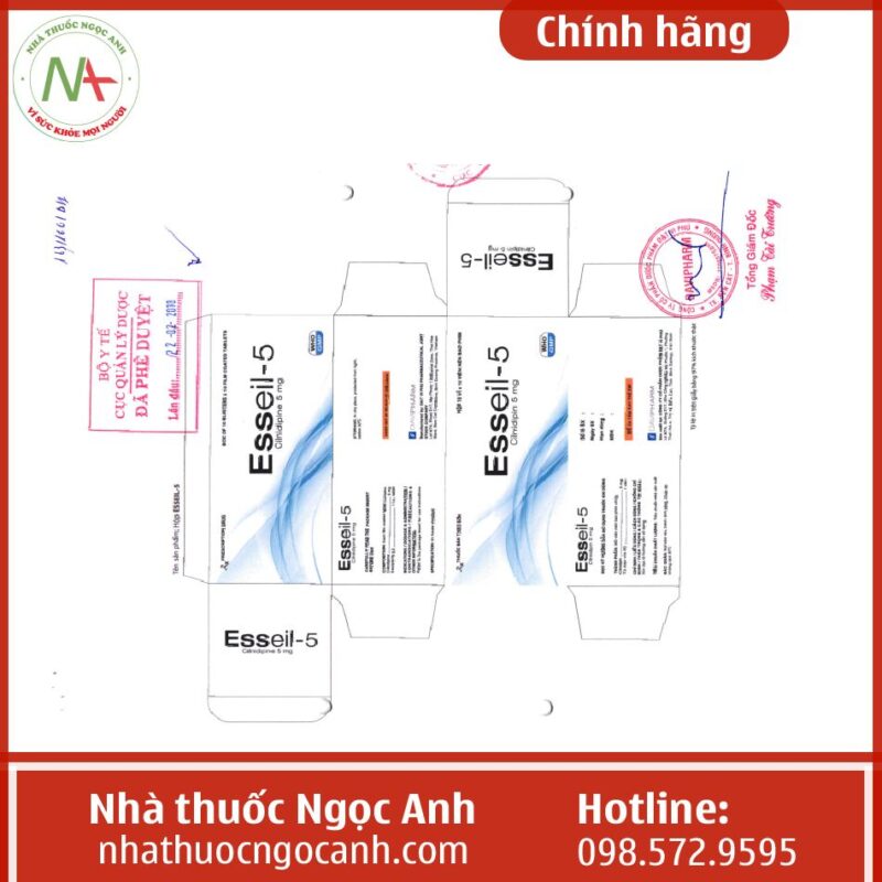 Thuốc Esseil-5 (hộp 10 vỉ x 10 viên) có giá bao nhiêu, mua ở đâu?