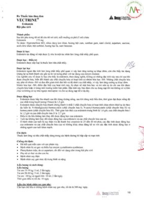 Thuốc Vectrine 175mg/5ml Dry Syrup giá bao nhiêu, mua ở đâu?