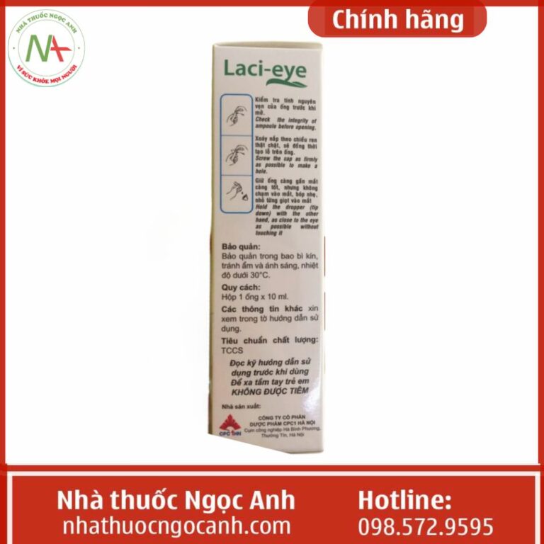 Thuốc nhỏ mắt Laci-Eye có tốt không, giá bao nhiêu, mua ở đâu?