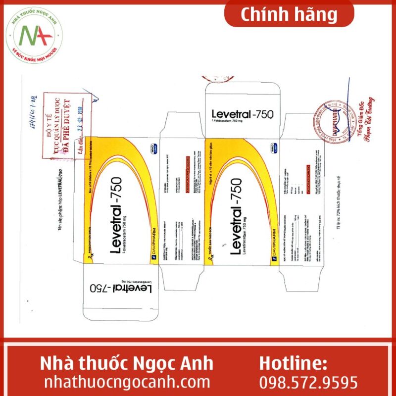 Thuốc Levetral-750 mg có tác dụng gì, mua ở đâu, giá bao nhiêu?