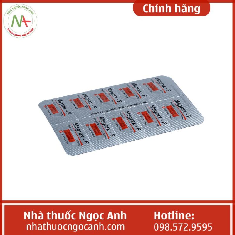 Thuốc Magrax-F 120mg có tác dụng gì, mua ở đâu, giá bao nhiêu?