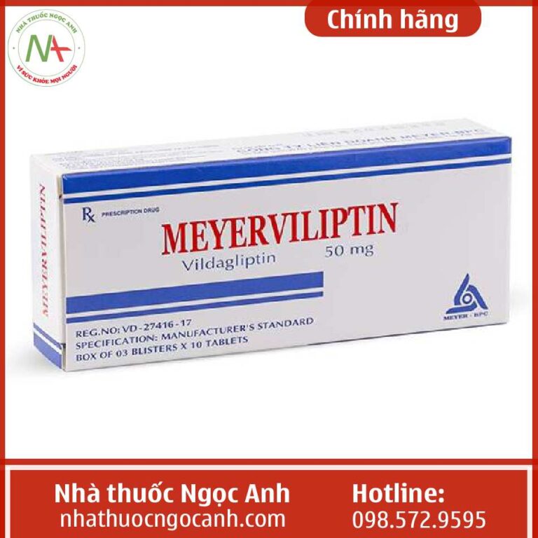 Thuốc Meyerviliptin 50mg có tác dụng gì, giá bao nhiêu, mua ở đâu?