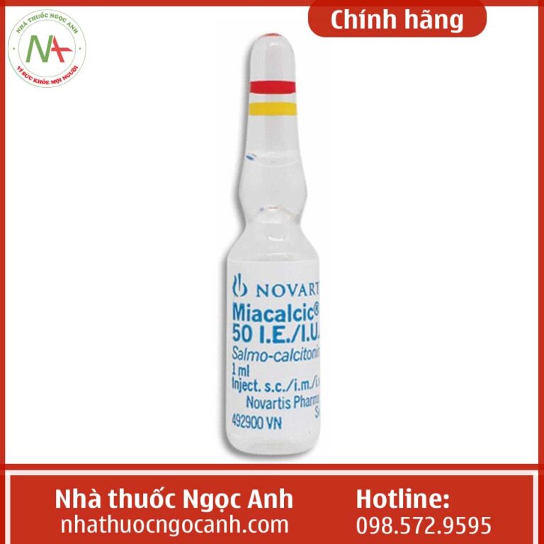 Thuốc tiêm Miacalcic 50IU/ml là thuốc gì, giá bao nhiêu, mua ở đâu